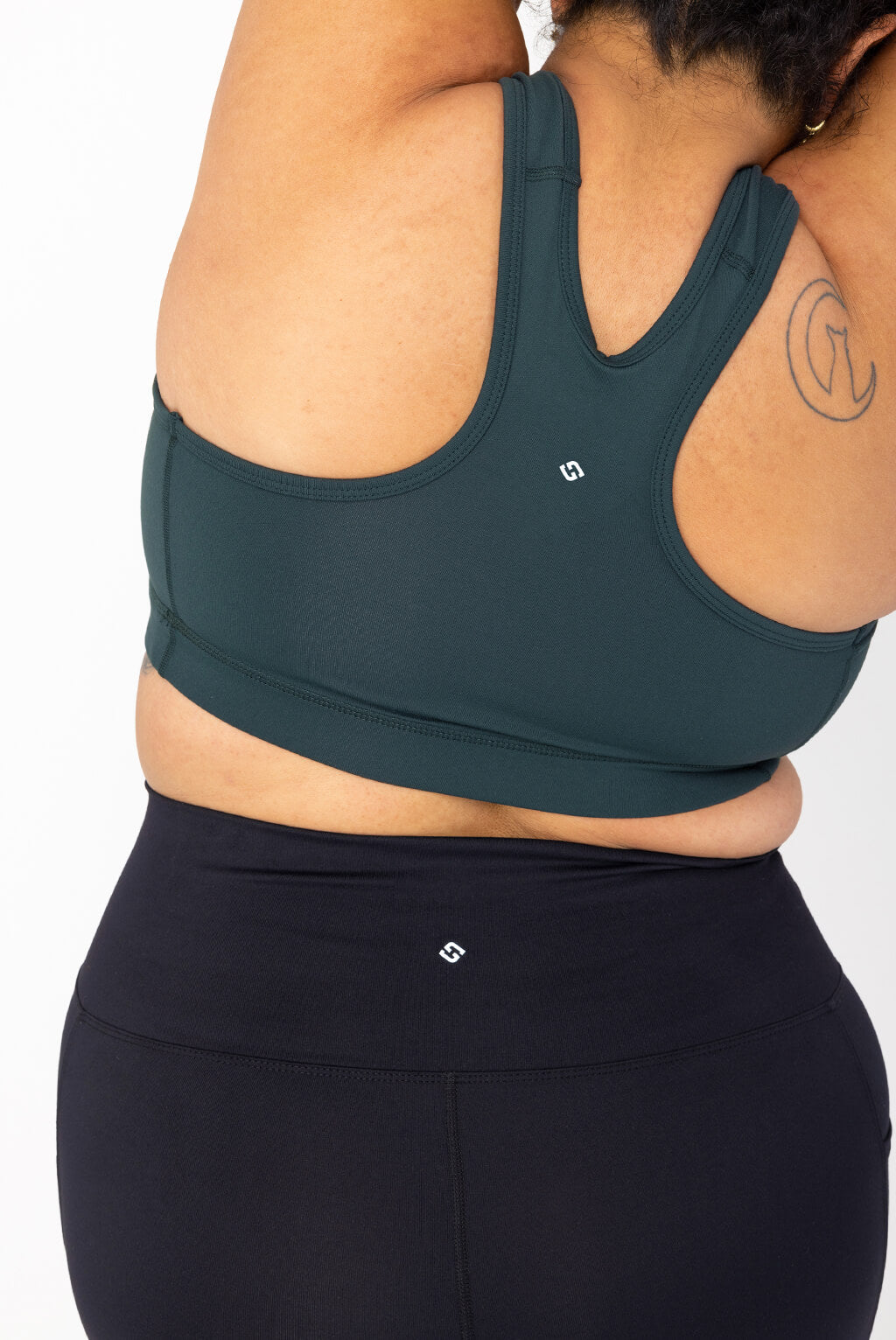 Plus Size Racerback Sports Bra - Evergreen | Superfit Hero